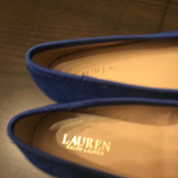 Lauren Ralph Lauren | Shoes | Lauren Ralph Lauren Clair Flats Blue ...